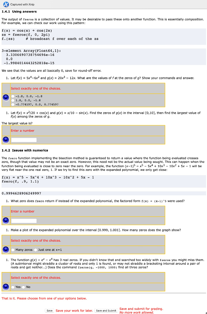 Captured with Xnip 1.4.1 Using answers The output of | Chegg.com