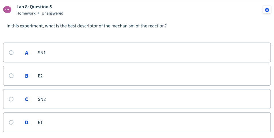 Solved Lab 8: Question 9 Homework. Unanswered Why is it | Chegg.com