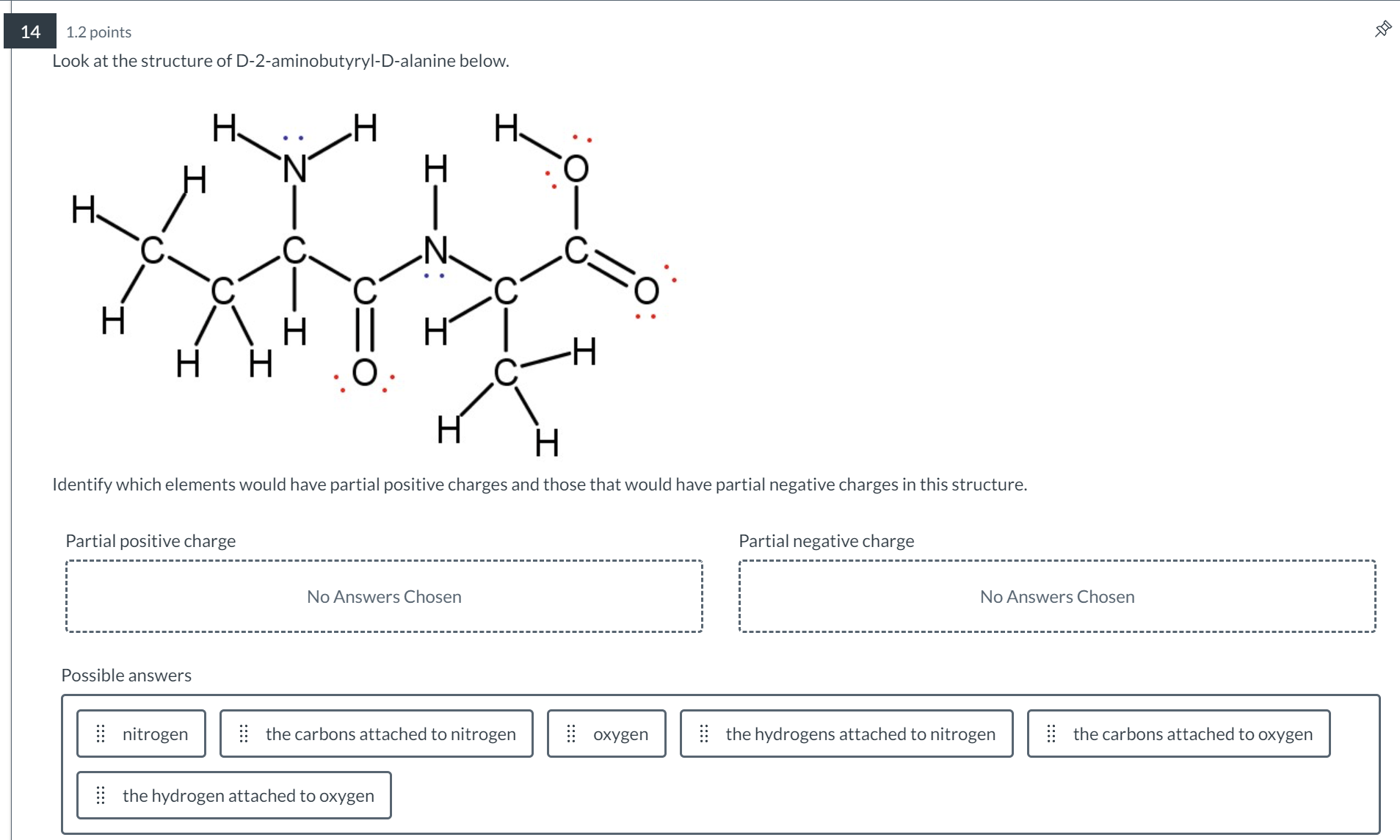 Solved Look at the structure of D-2-aminobutyryl-D-alanine | Chegg.com
