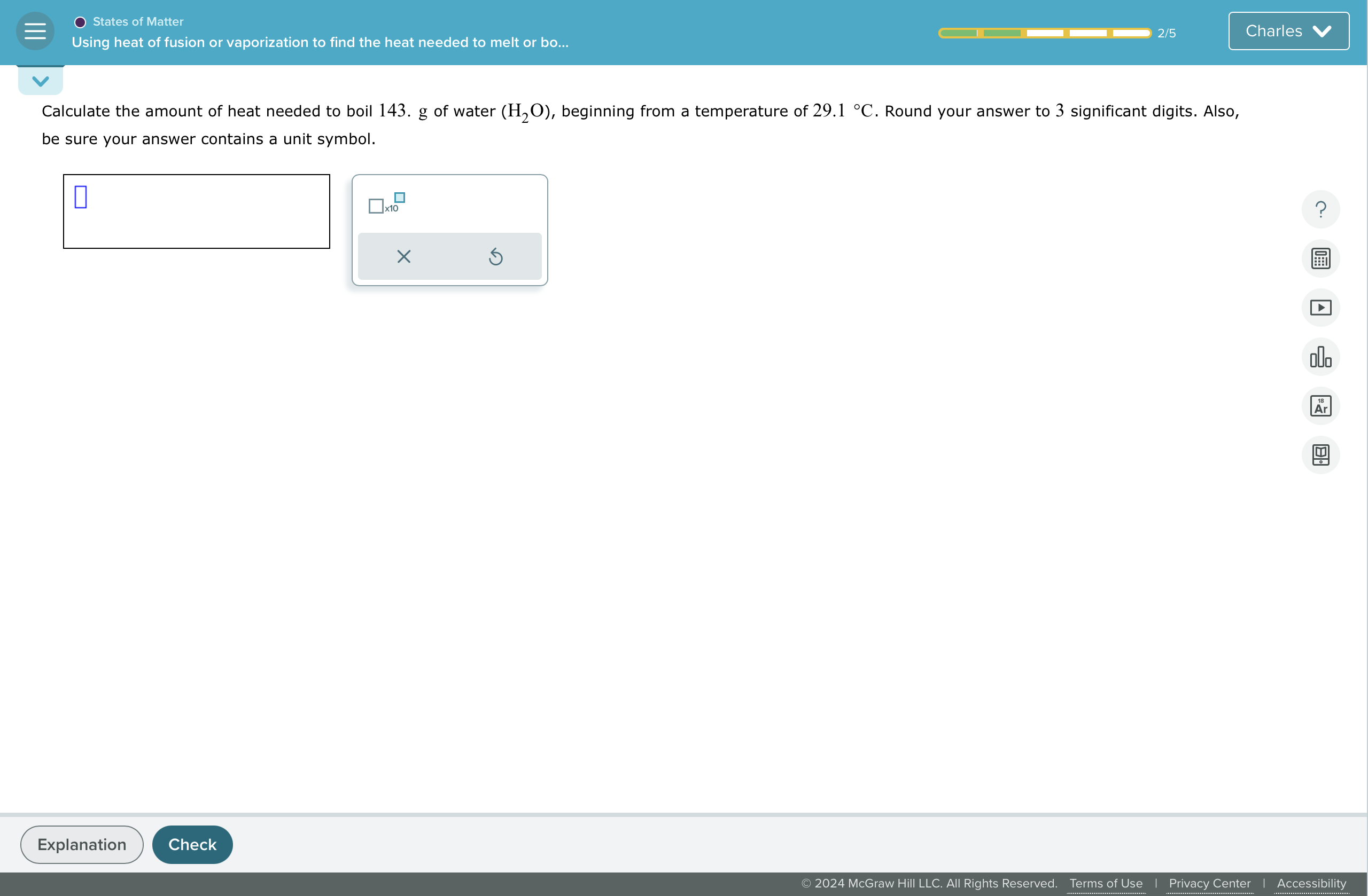 Solved Calculate the amount of heat needed to boil 143. g | Chegg.com