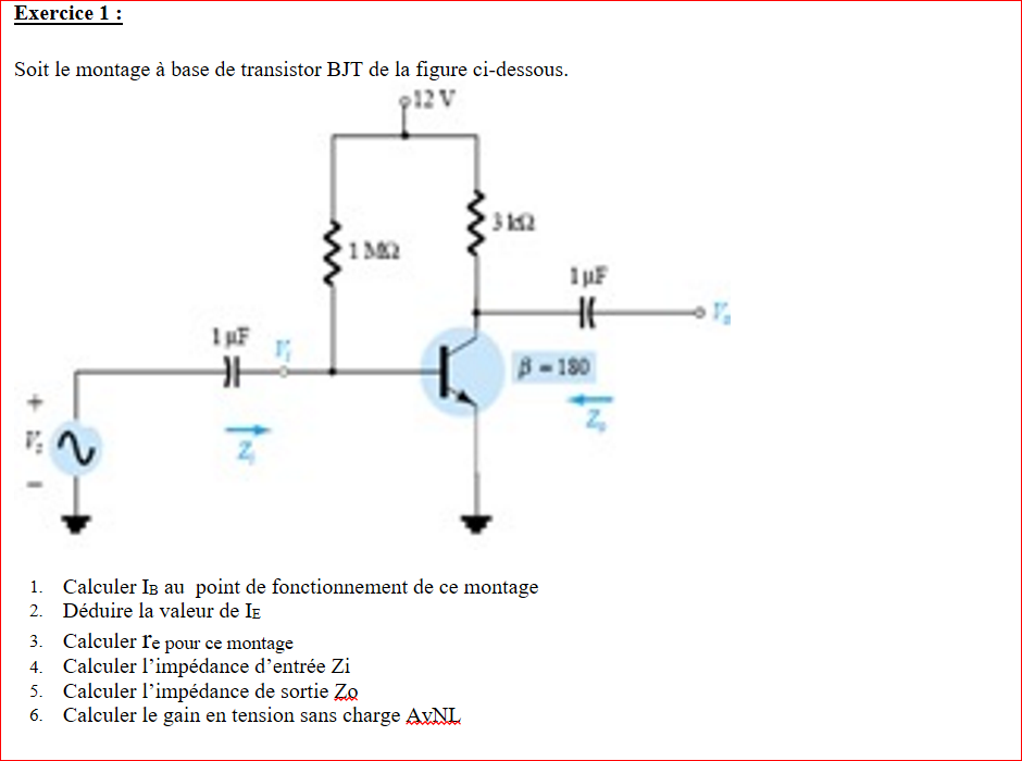 Solved Consider the assembly based on transistor BJ in the | Chegg.com