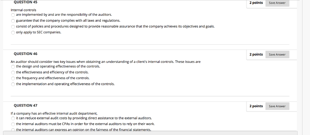 Solved QUESTION 42 2 points Save Answer Which of the | Chegg.com