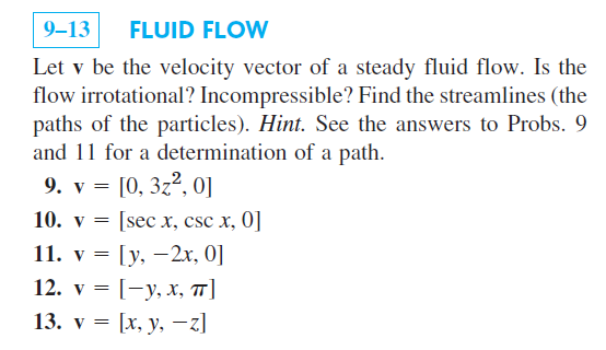 Solved Let v be the velocity vector of a steady fluid flow. | Chegg.com