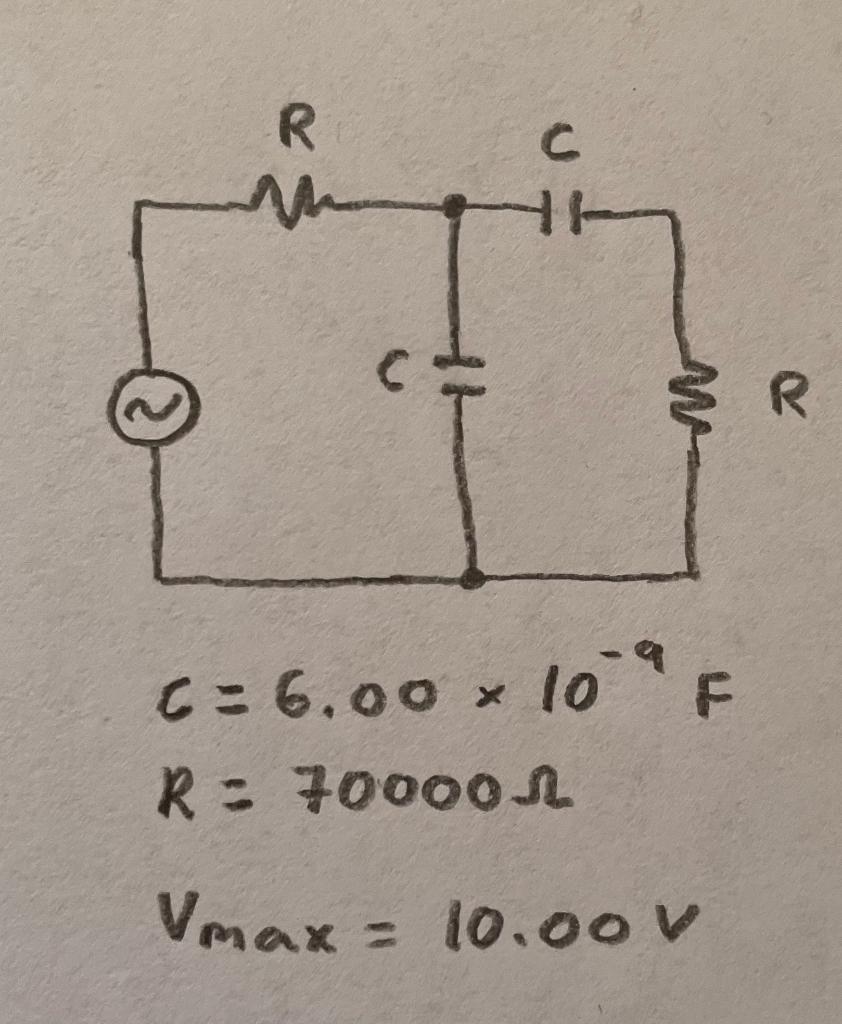 Solved Calculate the output of the circuit, 𝑉R,max, as a | Chegg.com