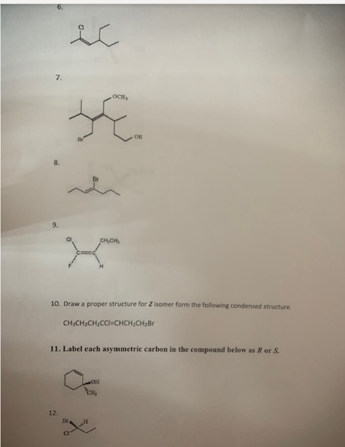 Solved E/Z and R/S Designation Exercises: Assign E or Z | Chegg.com