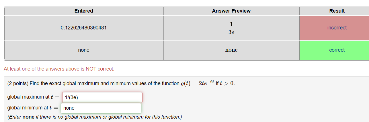 Solved Entered Answer Preview Result 1 0.122626480390481 | Chegg.com
