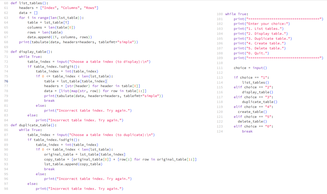 Solved Task Description Write a program that allows a user | Chegg.com