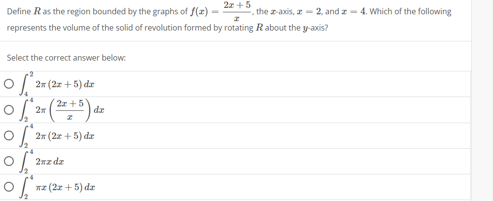 Solved Define R as the region bounded by the graphs of | Chegg.com