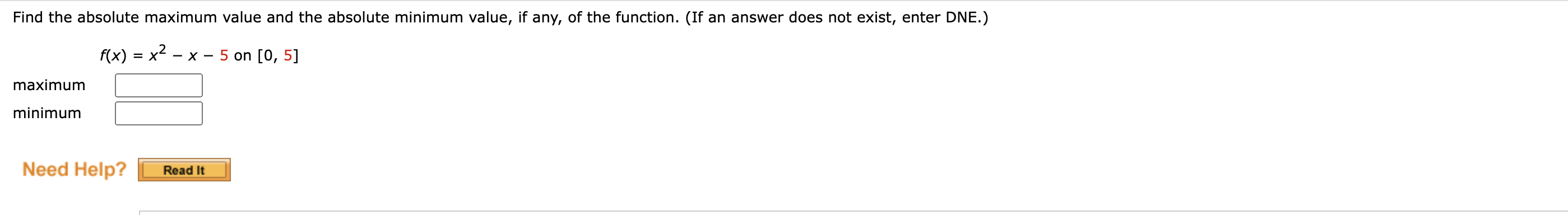 Solved Find the absolute maximum value and the absolute | Chegg.com
