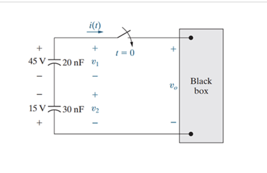 [solved] The Two Series Connected Capacitors In Figur