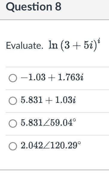 Solved Determine the principal value. (3+2i)3+2i | Chegg.com