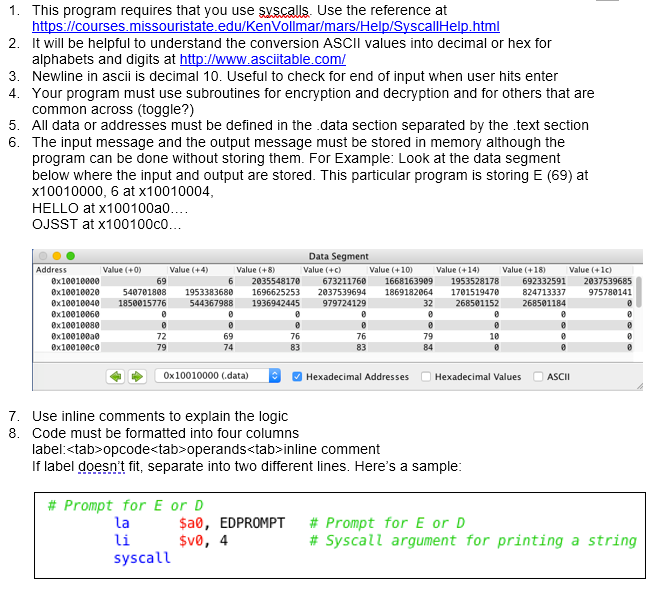 Implement, in MIPS assembly language, an | Chegg.com