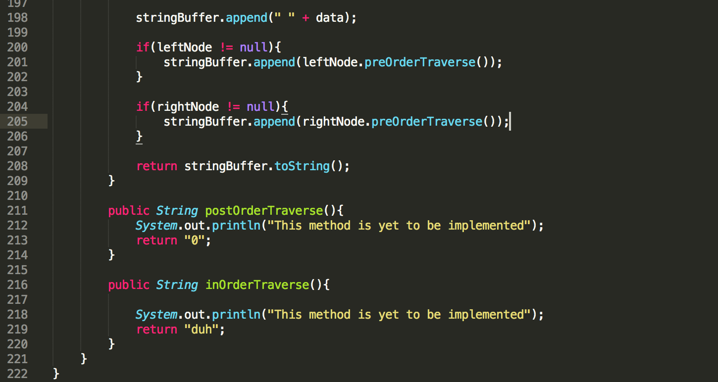 The BinaryTree.java file contains an implementation | Chegg.com