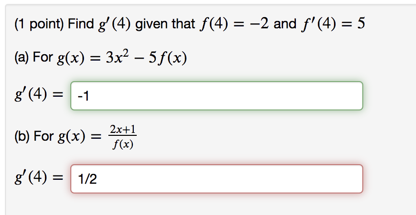 Solved (1 point) 1.6 1 t. Note: You can click on the graph | Chegg.com
