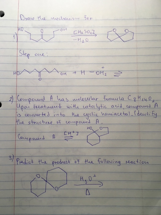 Solved Draw the mechanism for Step one: Compound A has | Chegg.com