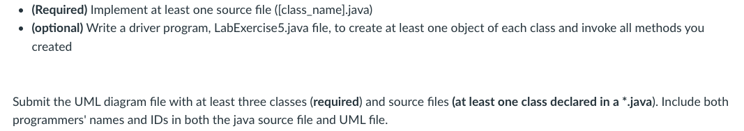 Solved Continue from the previous Lab Exercise, add at least | Chegg.com