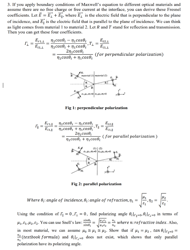 Solved 3. If you apply boundary conditions of Maxwell's | Chegg.com