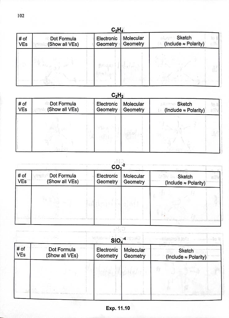 Solved 102 Exp. 11.11 | Chegg.com