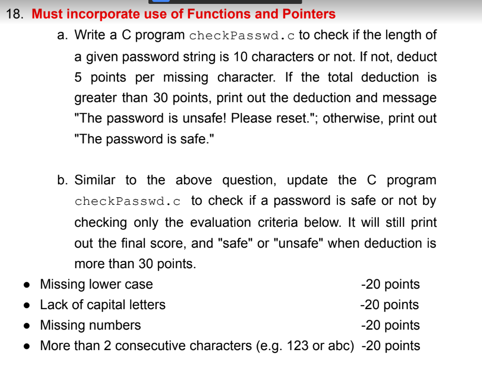 Solved In C. This is what I have so far, but it's not | Chegg.com