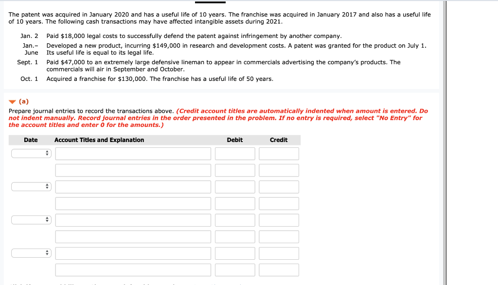 Solved Problem 10-07A a-c (Part Level Submission) (Video) | Chegg.com