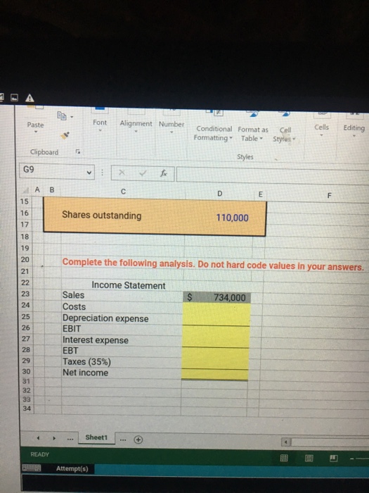 Solved Font Alignment Number Conditional Format as Cel | Chegg.com