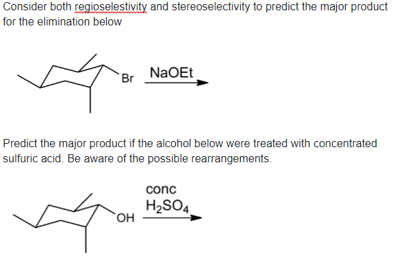 Solved Consider both regioselestivity and stereoselectivity | Chegg.com
