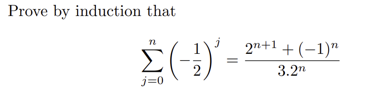 Solved Note: the denominator of the RHS is meant to be | Chegg.com