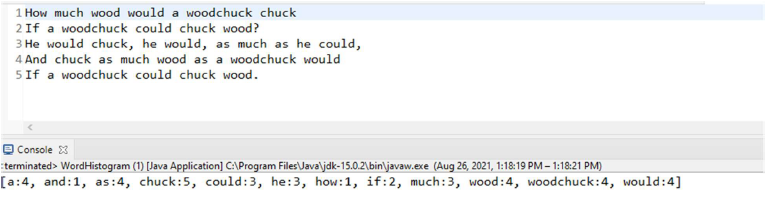 Solved How do I modify the code below so that the output is | Chegg.com
