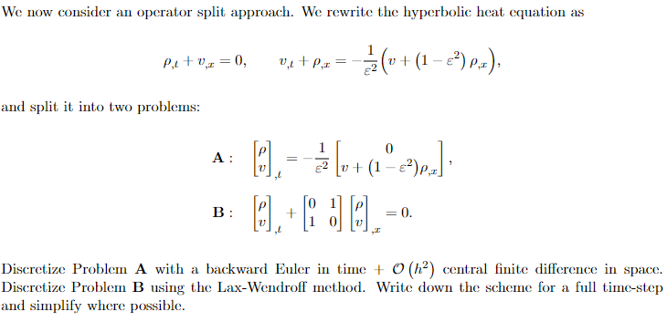 Solved Consider the following 1D system of PDEs: | Chegg.com