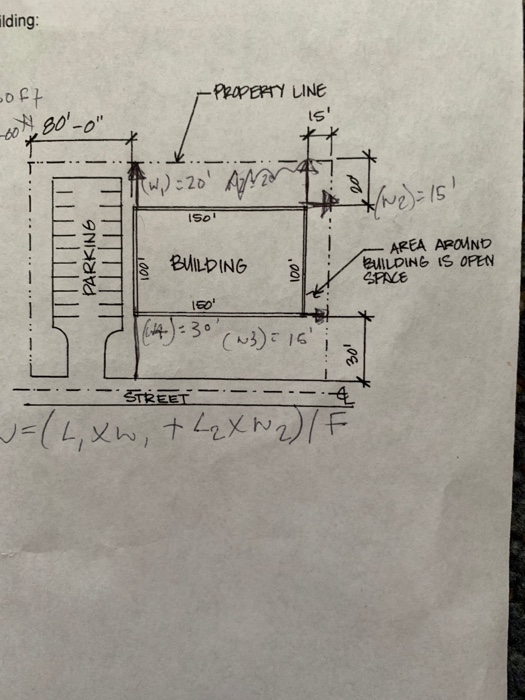 1. Determine the Frontage Increase, Ir, for the | Chegg.com