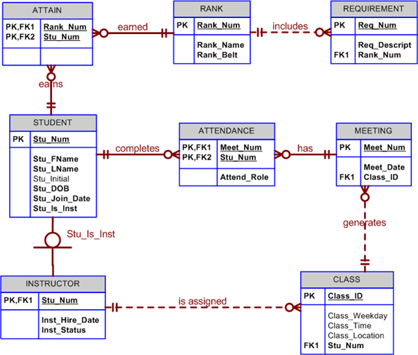 MARU ERD Notice that the figure includes surrogate | Chegg.com