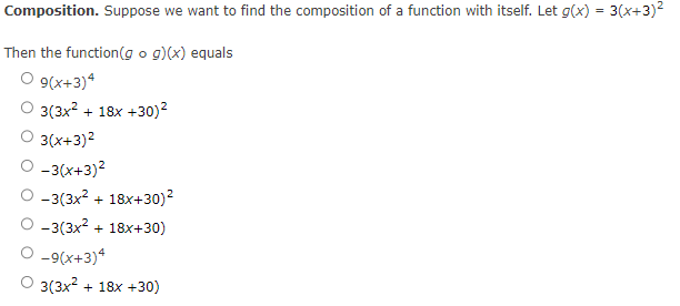 Solved Composition. Suppose we want to find the composition | Chegg.com
