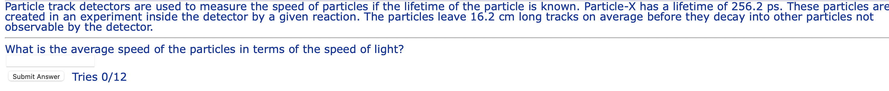 Solved Particle track detectors are used to measure the | Chegg.com