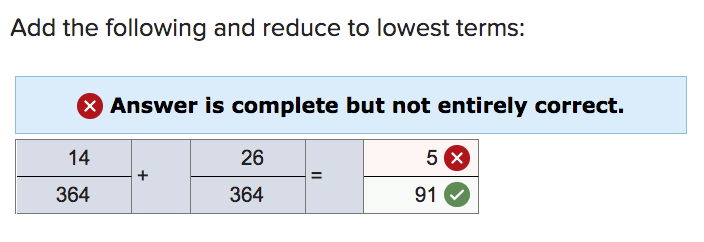 Solved Add the following and reduce to lowest terms: X | Chegg.com