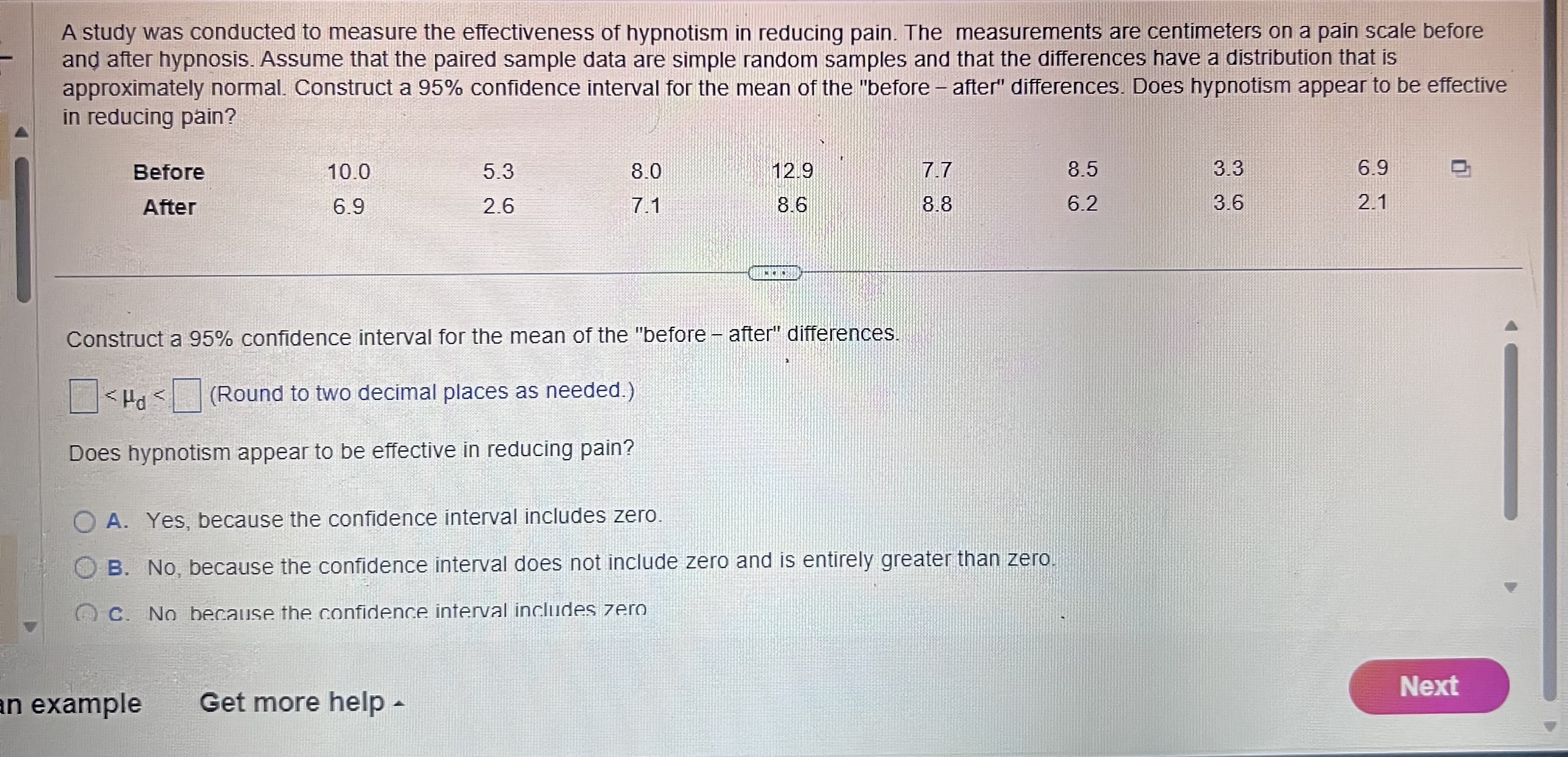 Solved A study was conducted to measure the effectiveness of | Chegg.com