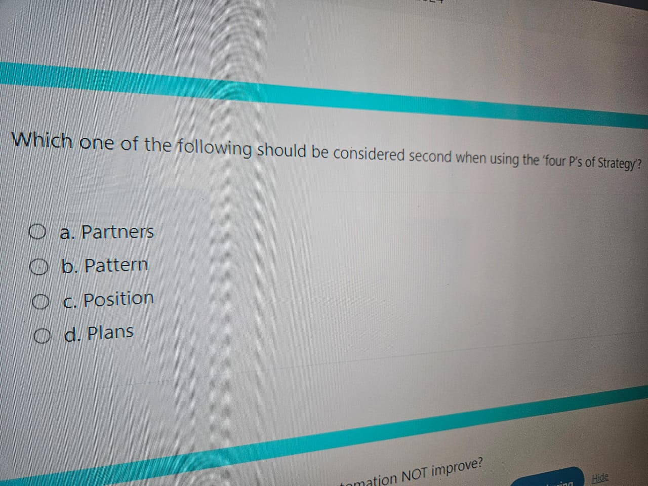 Solved Which one of the following should be considered | Chegg.com