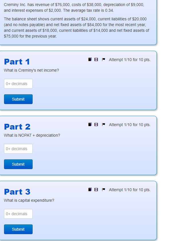 Solved 4. What is the change in net operating working | Chegg.com