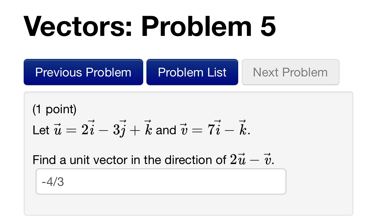 Solved Let u=2i−3j+k and v=7i−k. Find a unit vector in the | Chegg.com
