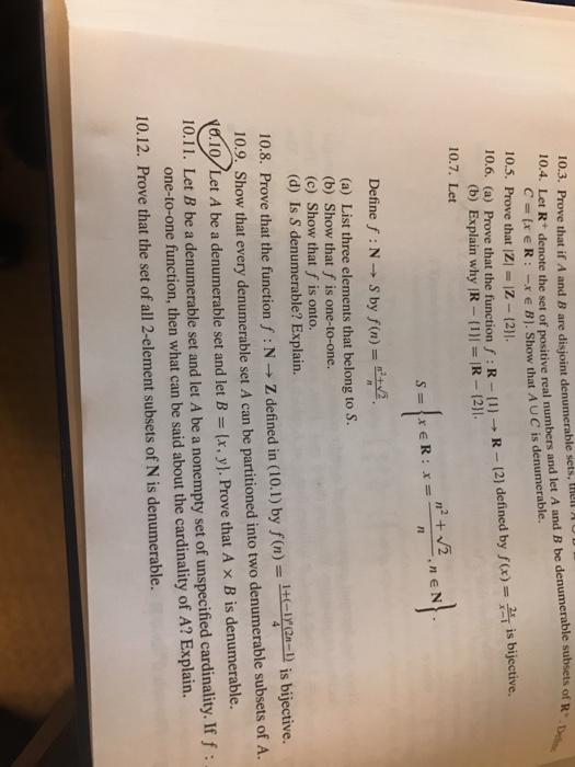 Solved Let R^+ denote the set of positive real numbers and | Chegg.com
