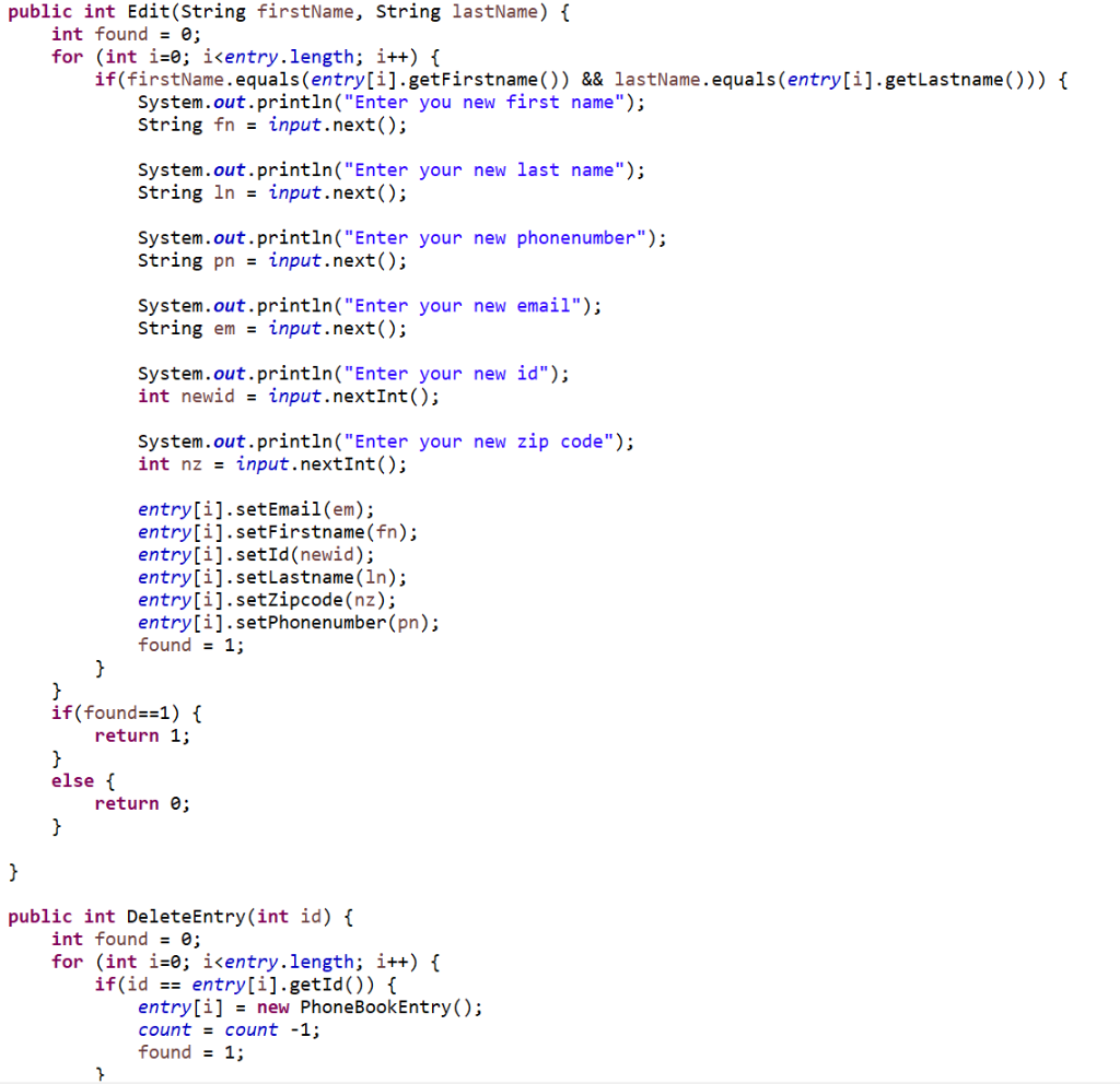 Solved Java: this is the question: I have my | Chegg.com