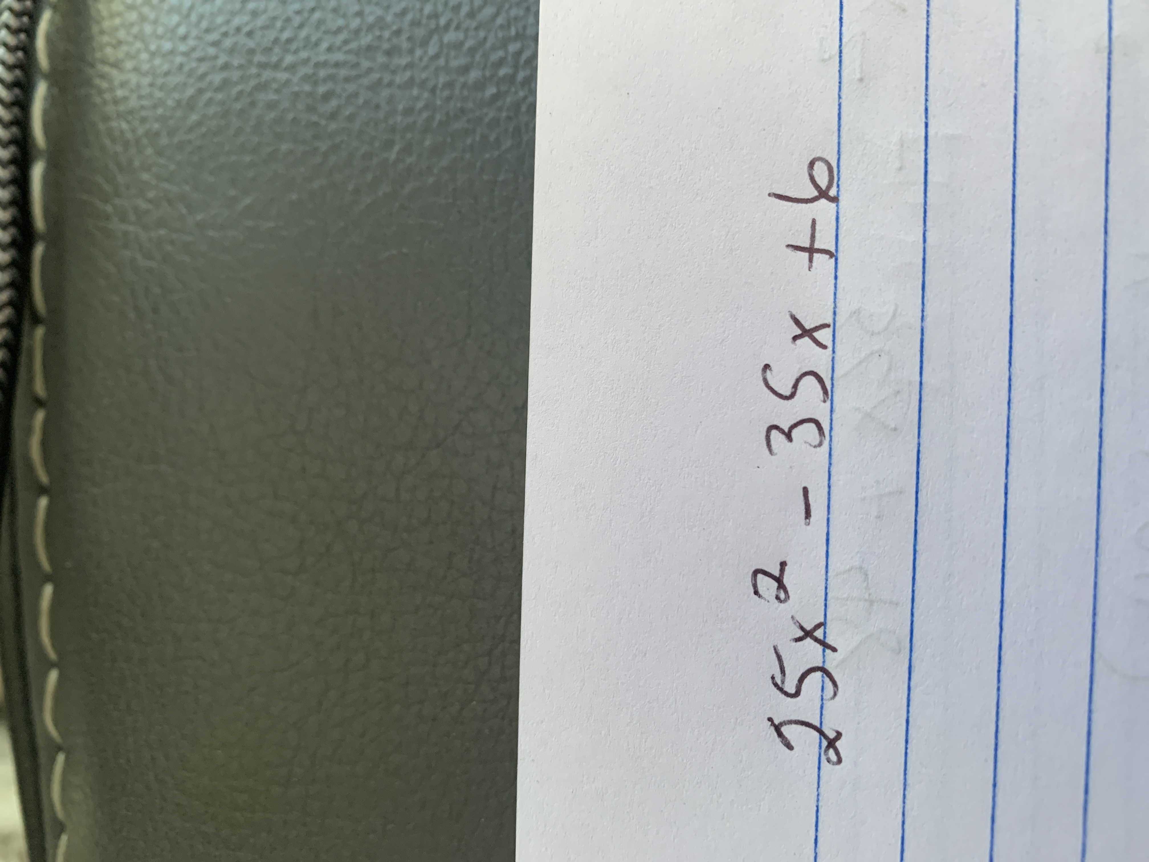 Solved 25x2-35x+6 | Chegg.com