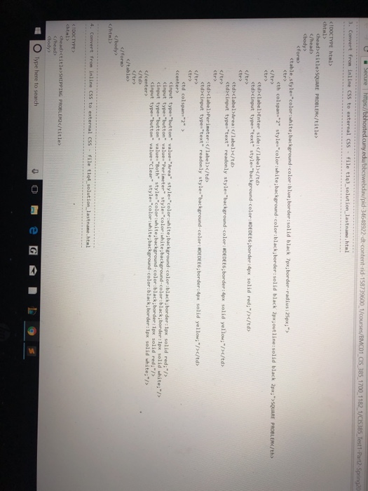 Solved /pid rid-158739600 1 CIS 385 1700 1182 1/as385 | Chegg.com