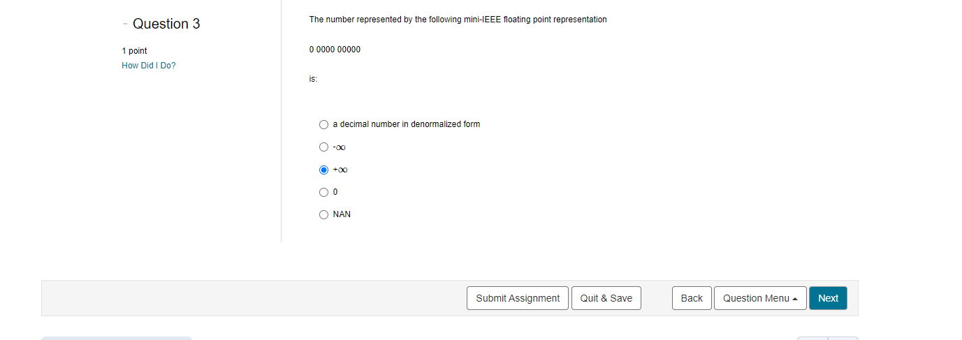 Solved The Number Represented By The Following Mini Ieee 