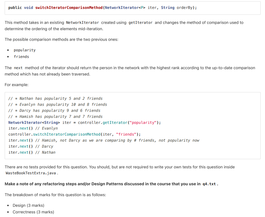 In 2022 COMP2511 has a project called "WasteBook", | Chegg.com