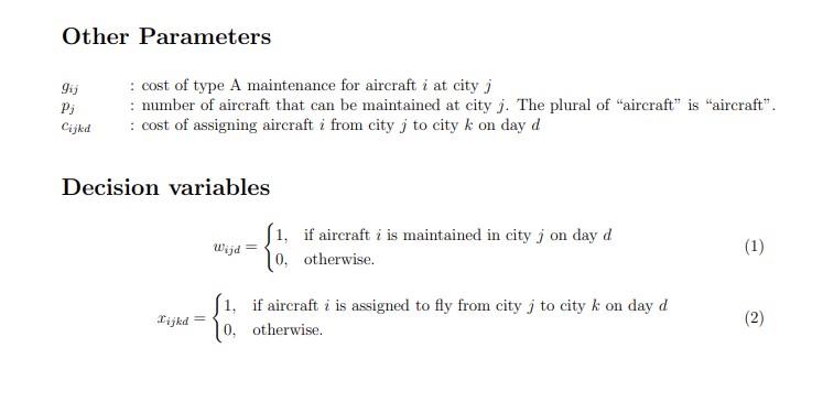 Solved Parameters npncndi: number of planes : number of | Chegg.com