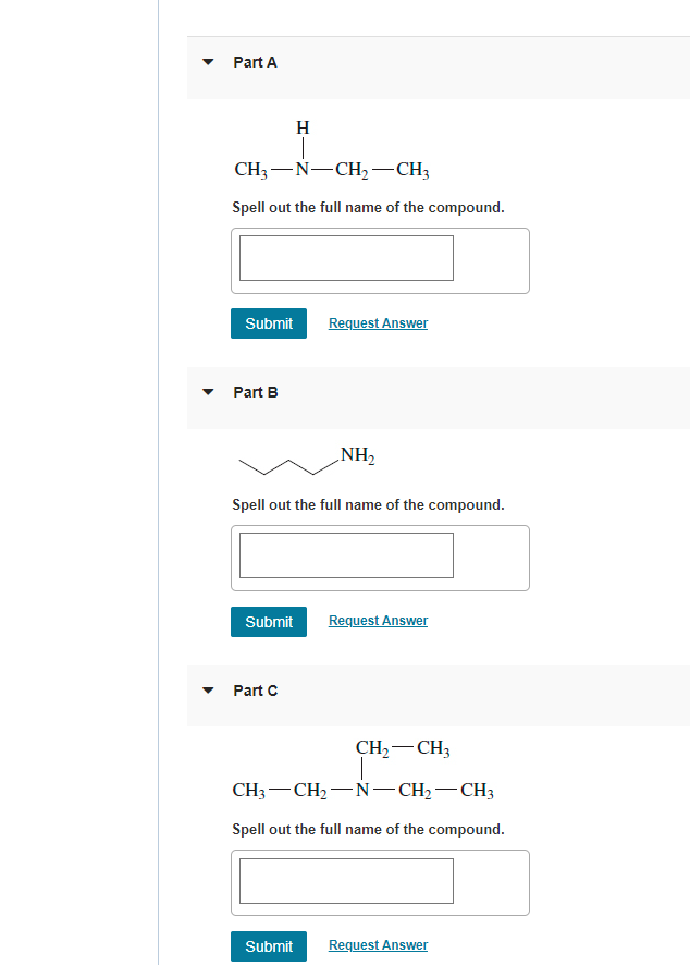 Solved Part A Draw the condensed structural formulas for the | Chegg.com