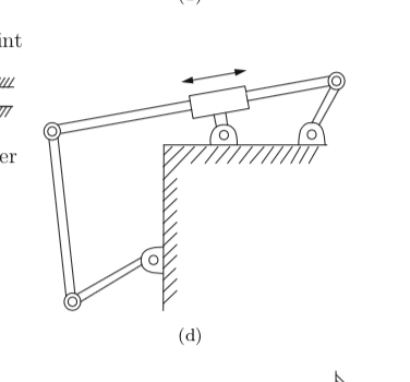 Solved Exercise 2.9 Use the planar version of Grübler's | Chegg.com