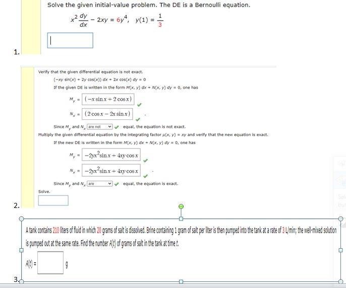 Solved Solve the given initial-value problem. The DE is a | Chegg.com