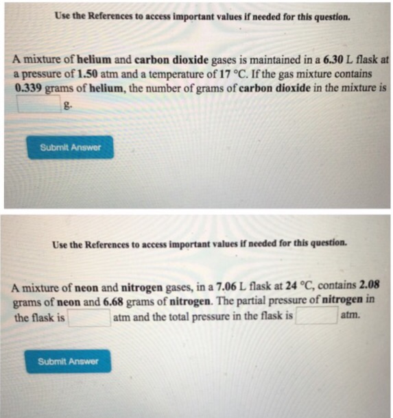 Solved A mixture of helium and carbon dioxide gases is | Chegg.com