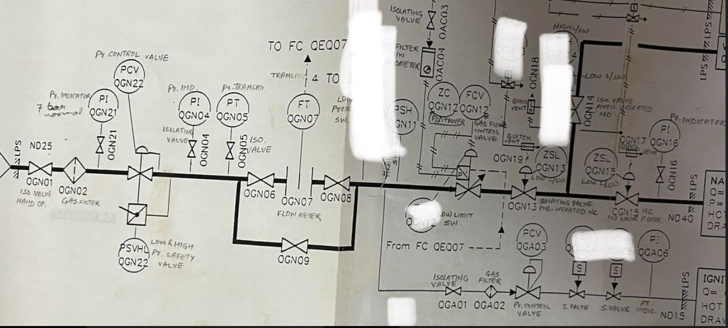 Solved From the Piping and Instrumentation diagram given 1- | Chegg.com